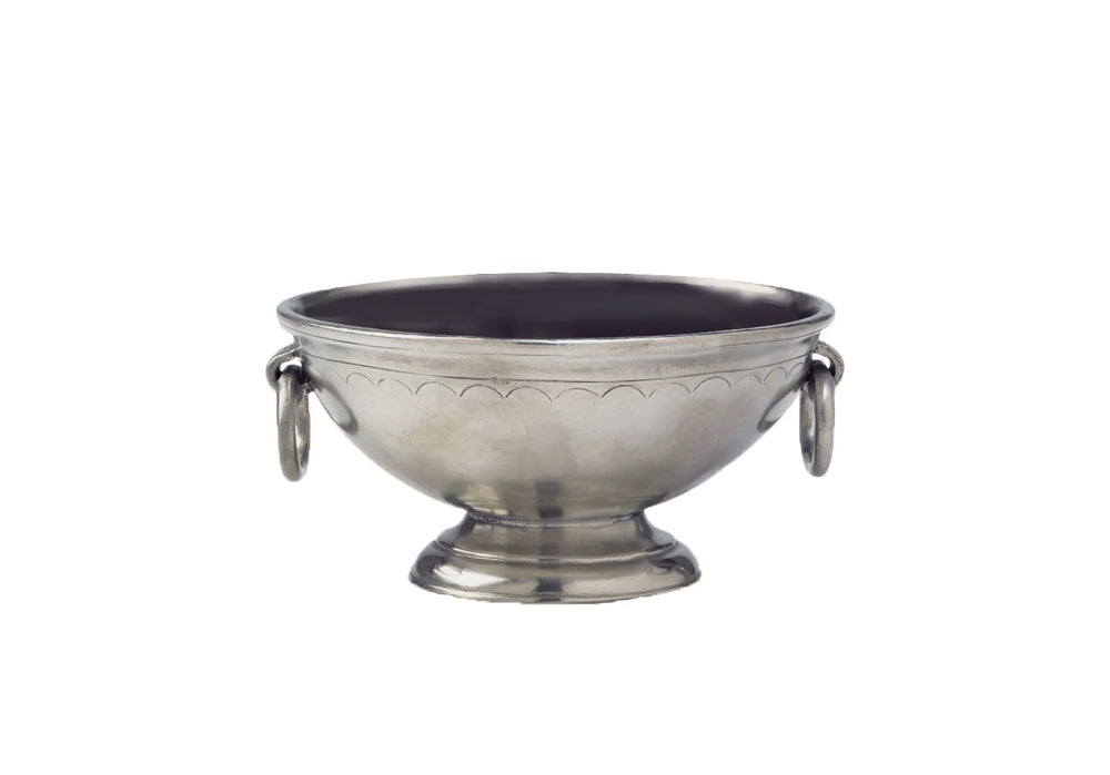 SMALL FOOTED BOWL WITH RINGS